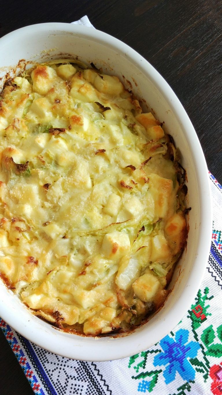 Varză nouă cu brânză, la cuptor – Rețete LCHF
