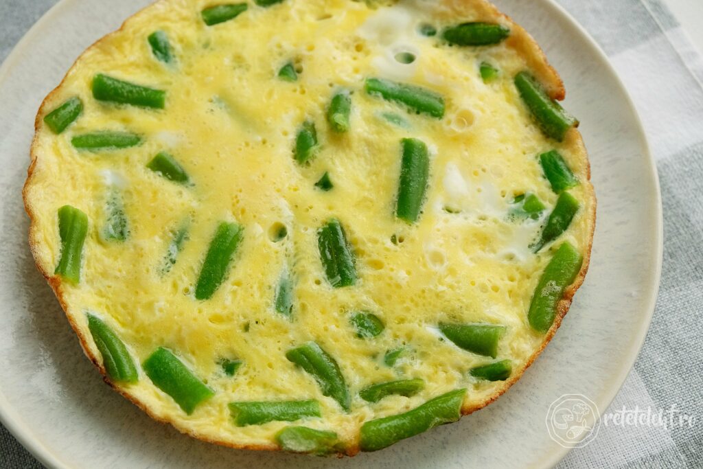 Omletă cu fasole verde – Rețete LCHF