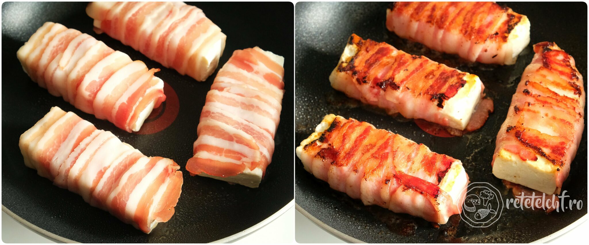 Caș învelit în bacon – Rețete LCHF