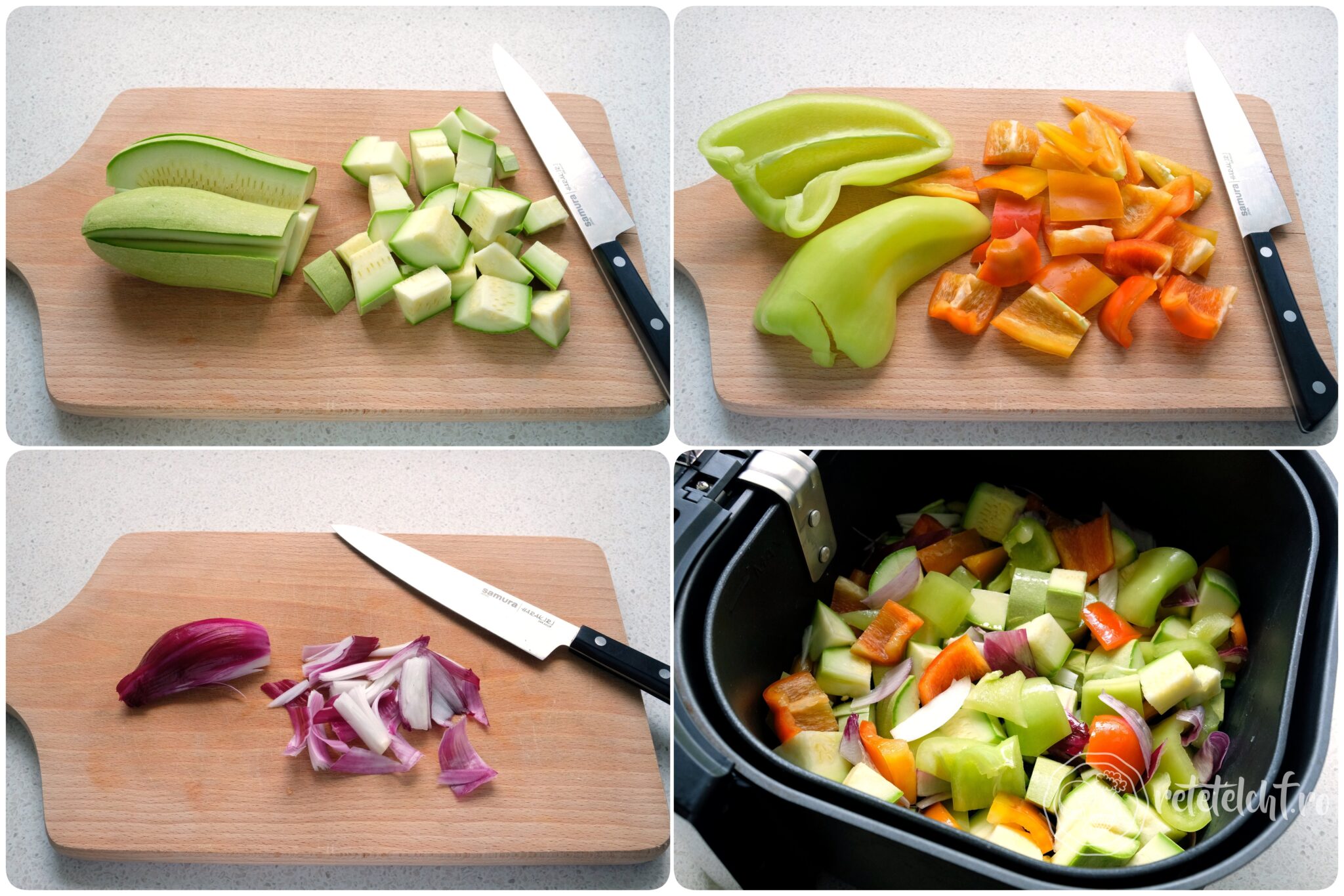 Mix de legume la air fryer – Rețete LCHF